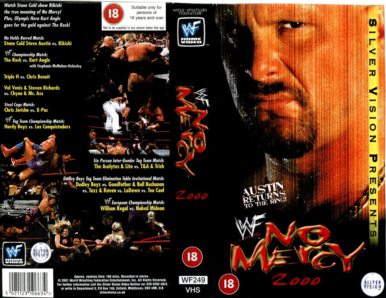 The Wrestling Reviewer: WWF No Mercy 2000 - October 2000